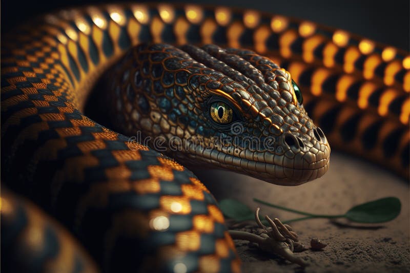 King cobra snake stock illustration. Illustration of strike - 270225768