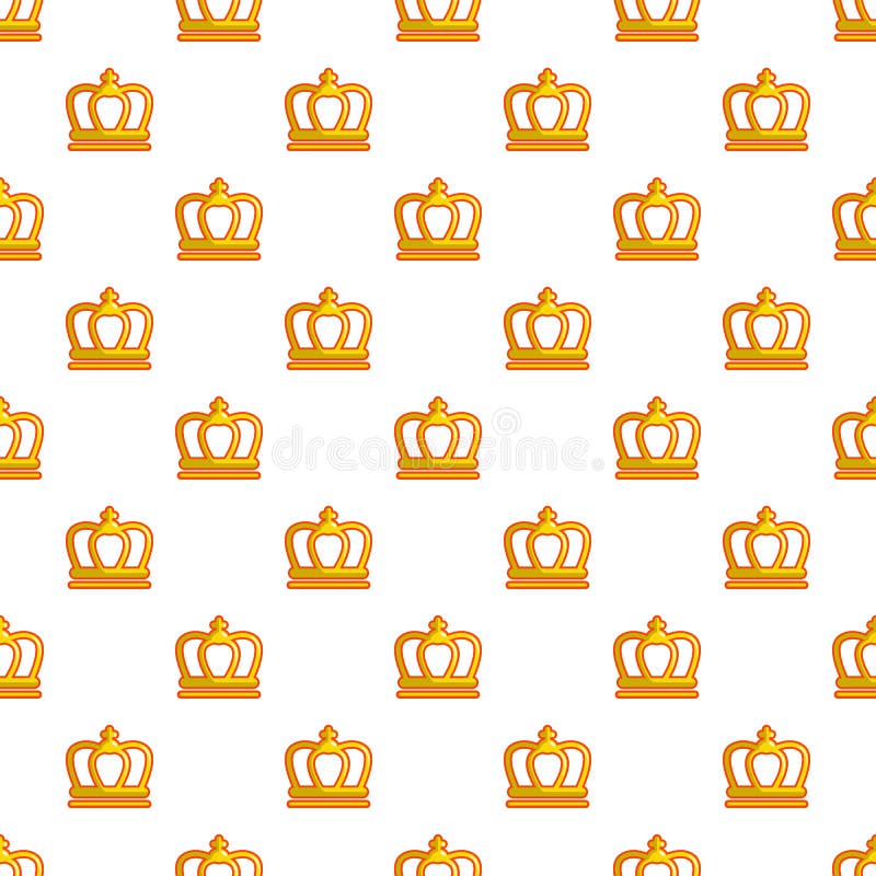 King Crown Pattern Seamless Stock Vector - Illustration of jewelry ...
