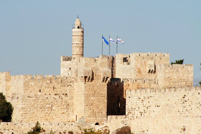 King David Tower, Jerusalem,Israel Stock Photo - Image of beautiful ...