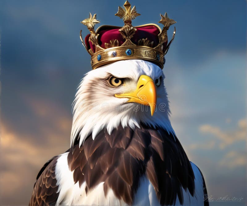 King eagle in the sky stock illustration. Illustration of animal - 330062163