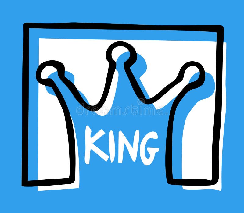 King symbol stock vector. Illustration of grand, coronation - 26083611