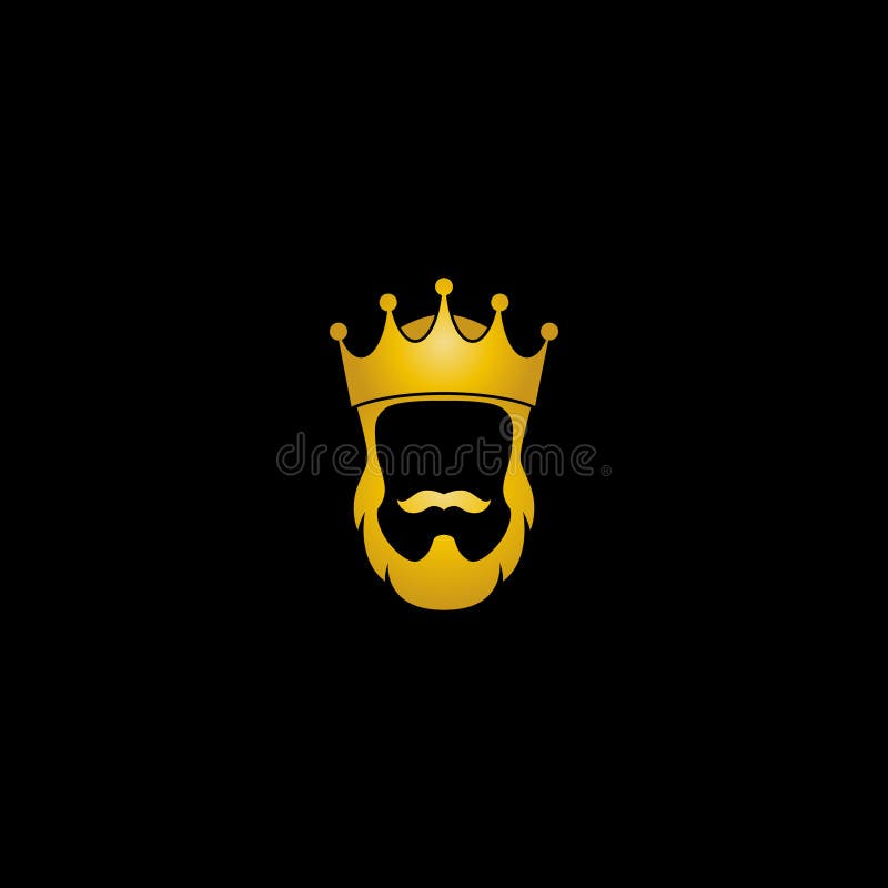King Face Vector Illustration for Icon,symbol or Logo Stock Vector ...