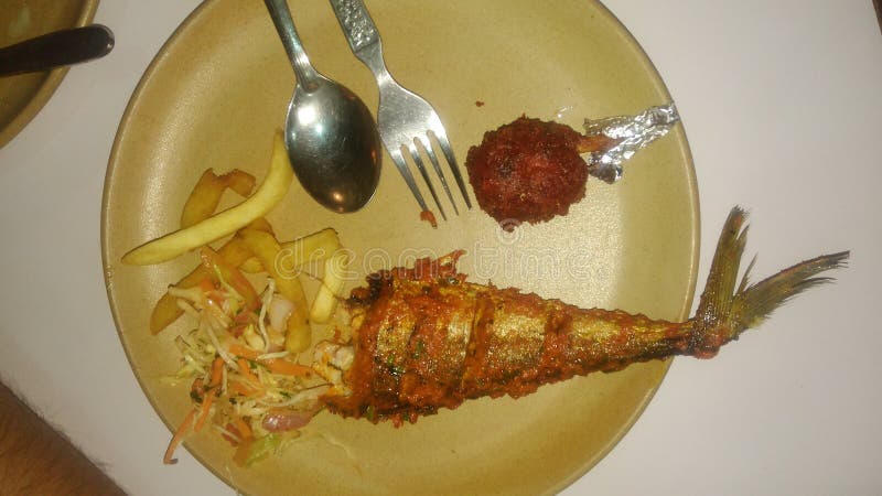King Fish Fry at Goa. stock photo. Image of eyes, india - 167327168