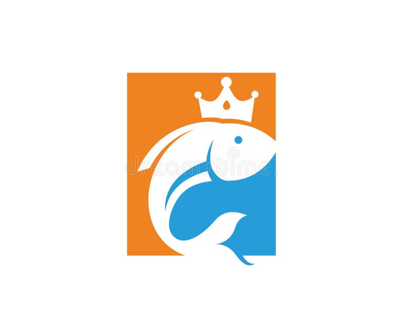 King Fish Logo Template Design Vector, Emblem, Design Concept, Creative ...
