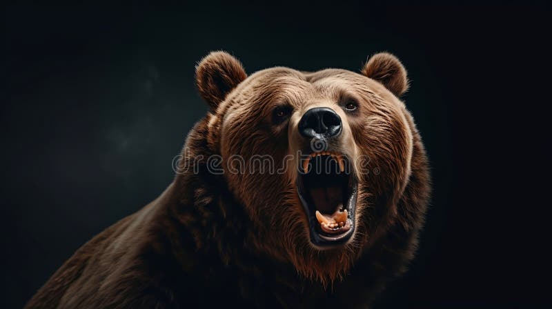 King of the Forest: the Regal Grizzly Bear Stock Illustration ... King of the Forest: the Regal Grizzly Bear Stock Illustration ...