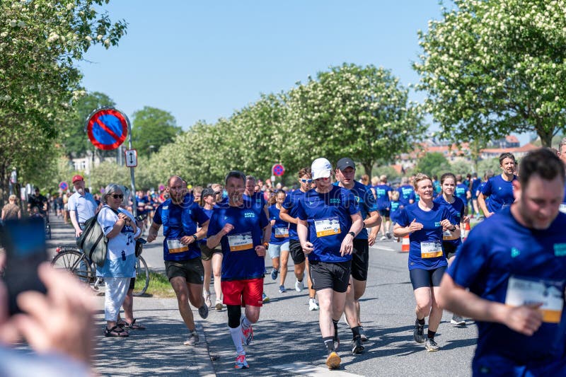 King Frederik of Denmark Running at Royal Run, Aarhus Denmark 21 May ...
