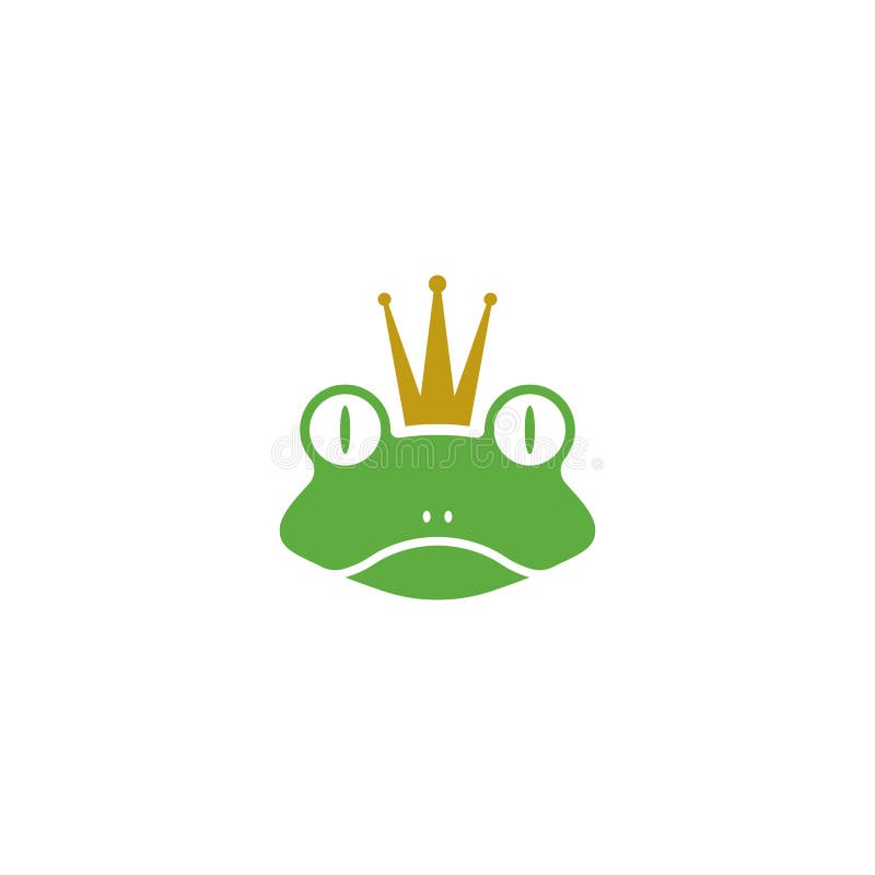 King Frog Logo Template Vector Stock Vector - Illustration of king ...