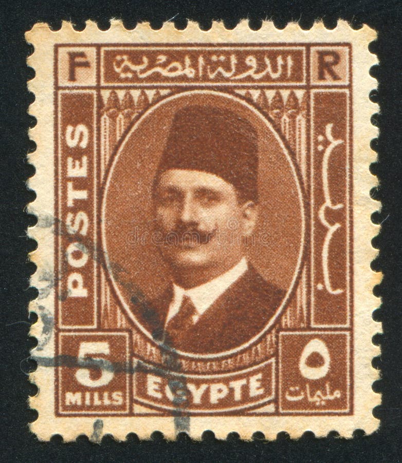 King Fuad editorial stock image. Image of egypt, cover - 233680164