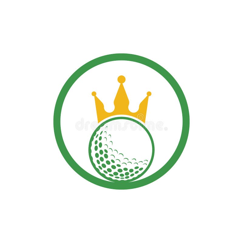 King Golf Vector Logo Design. Stock Vector - Illustration of outdoor ...