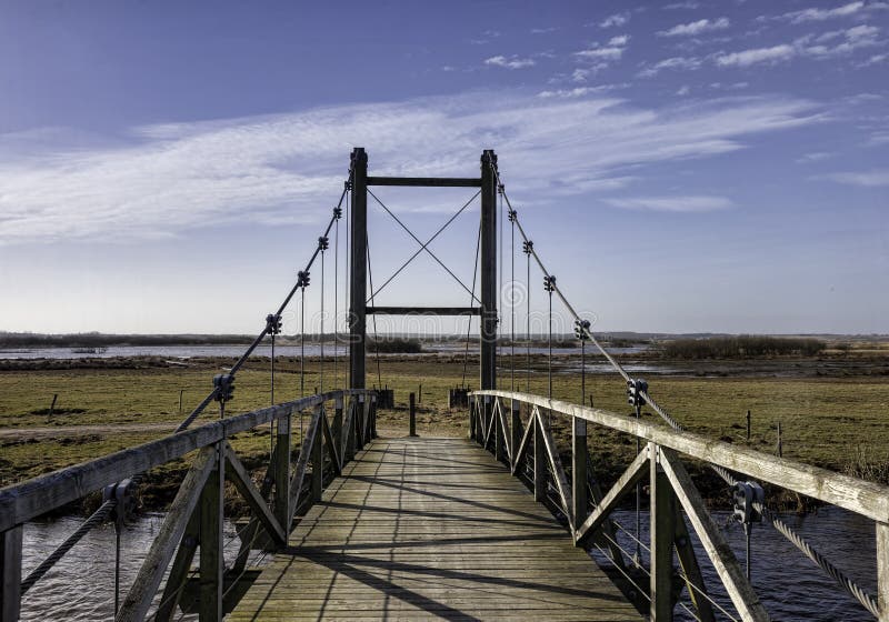 King Hans Bridge Near Skjern, Denmark Stock Photo - Image of flooded ...