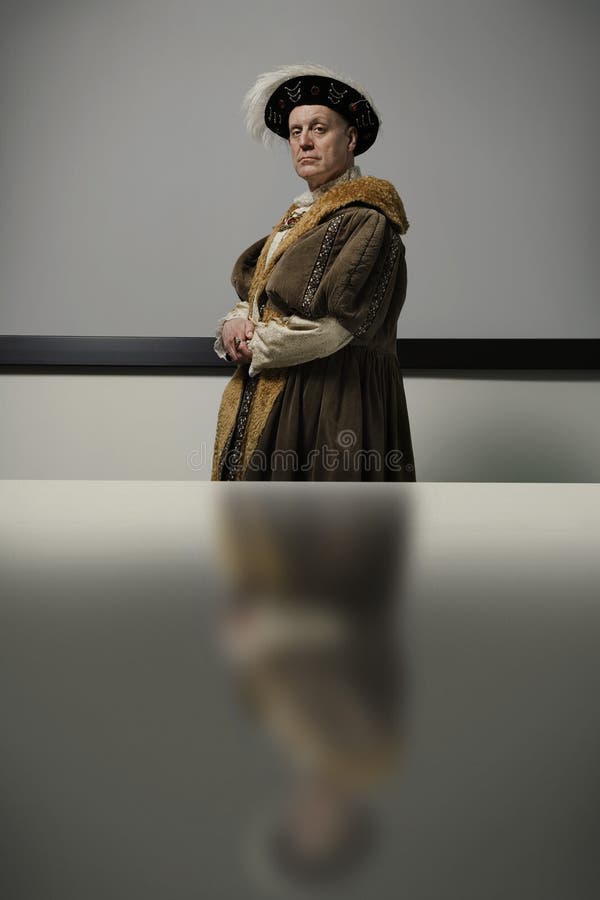 King Henry VIII Standing in Conference Room Stock Photo - Image of ...