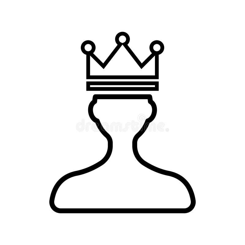 King icon stock vector. Illustration of majestic, collection - 250179426