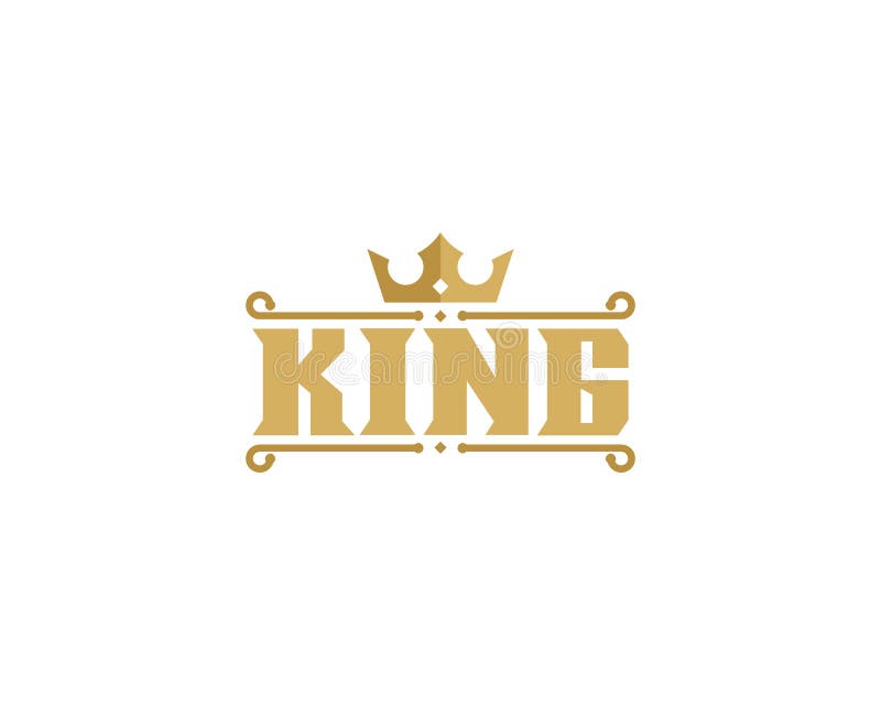 King Icon Logo Design Element Stock Vector - Illustration of abstract ...