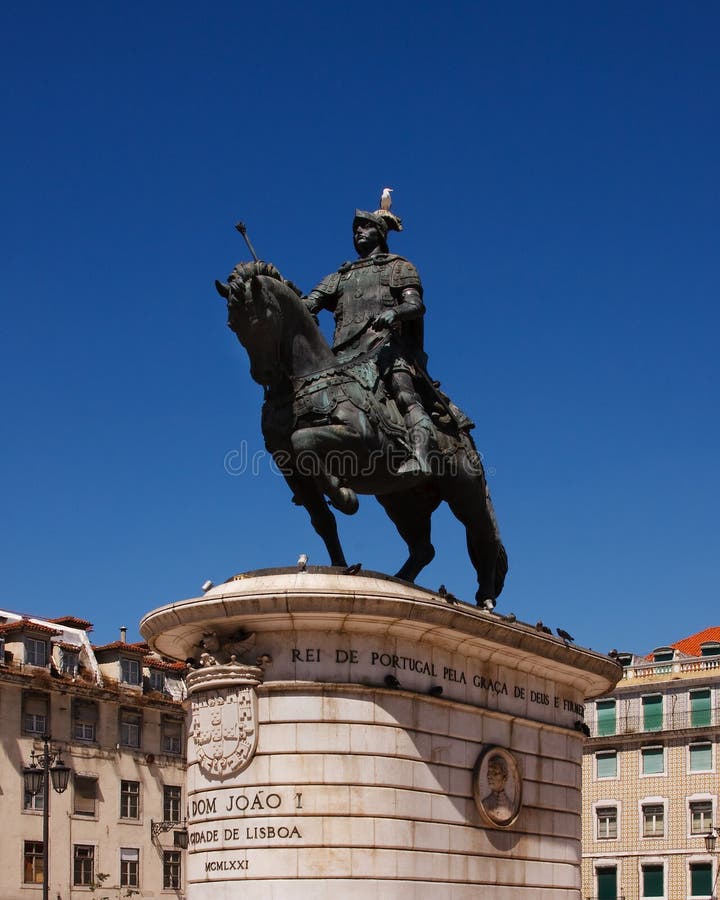 King Joao I Monument stock photo. Image of architecture - 26877308