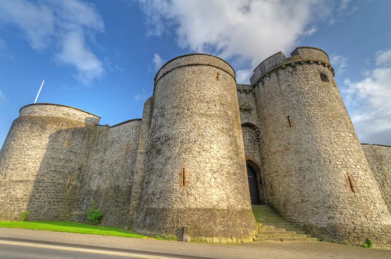 King John Castle in Limerick Stock Photo - Image of limerick, history ...