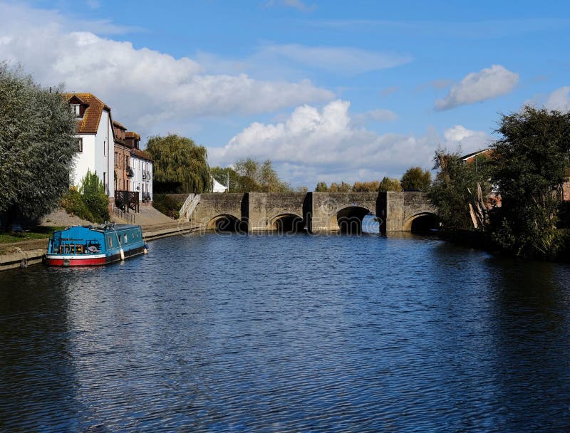 King John`s Bridge Tewkesbury Gloucestershire England Stock Image ...