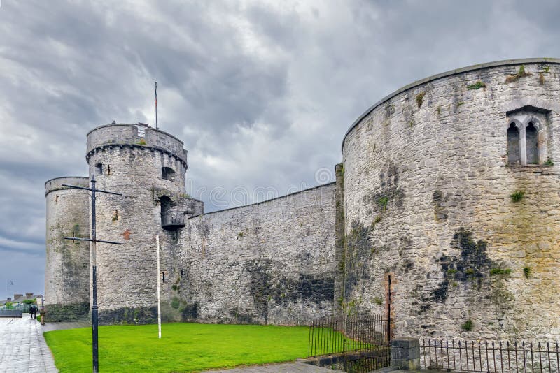 King John`s Castle, Limerick, Ireland Stock Image - Image of ireland ...