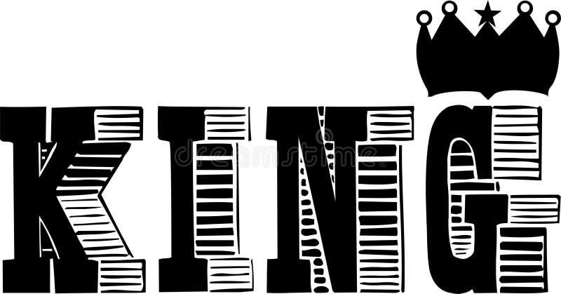 King Jpg Image with Svg Vector Cut File for Cricut and Silhouette Stock ...