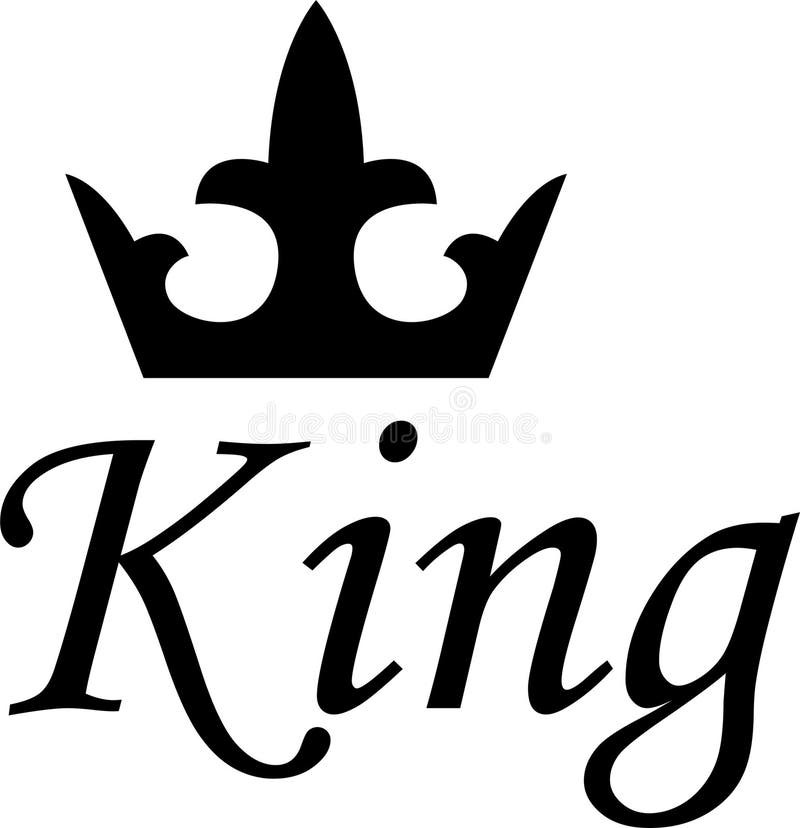 KING Jpg Image with Svg Vector Cut File for Cricut and Silhouette Stock ...