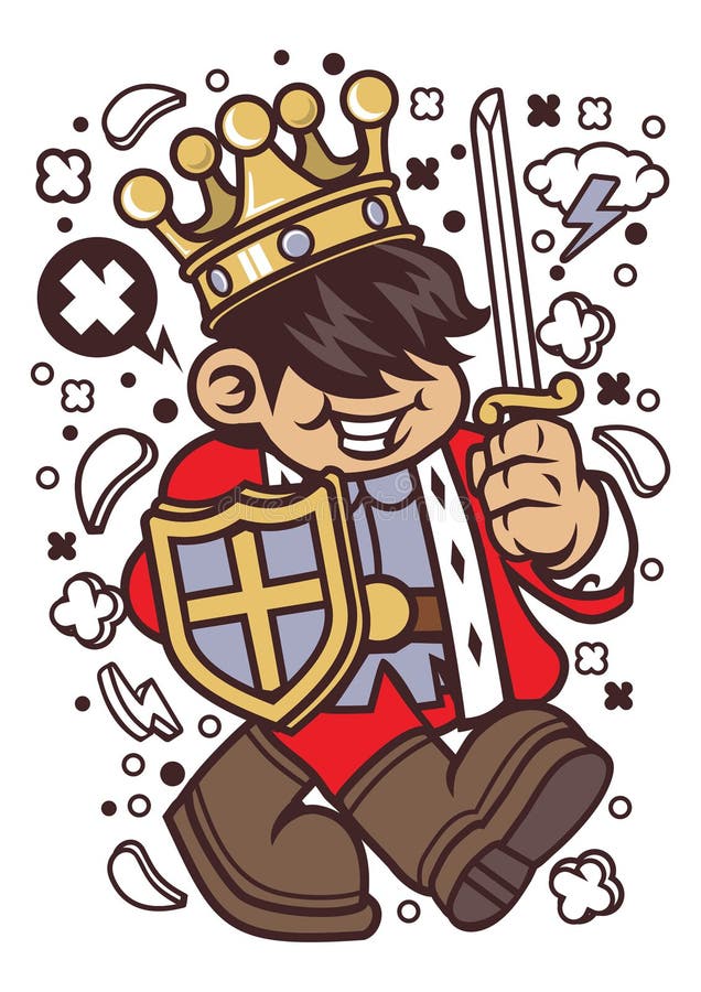 King Kid stock illustration. Illustration of design - 323001437