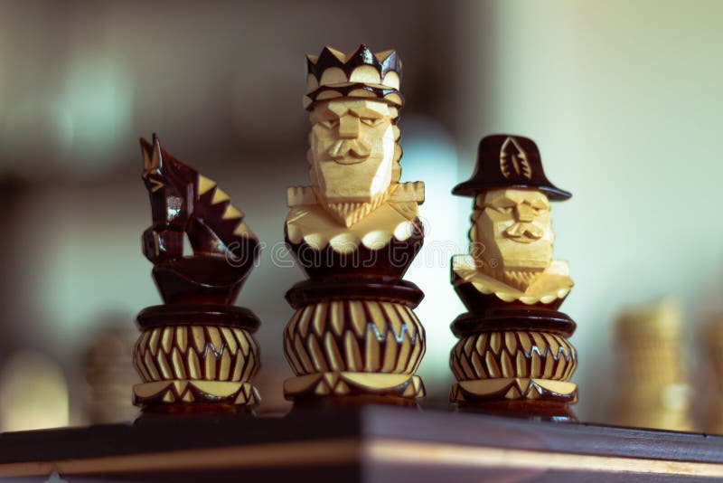 Chess knight and king stock photo. Image of success, confrontation ...