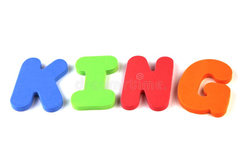 King stock image. Image of colors, typography, throne - 43347531