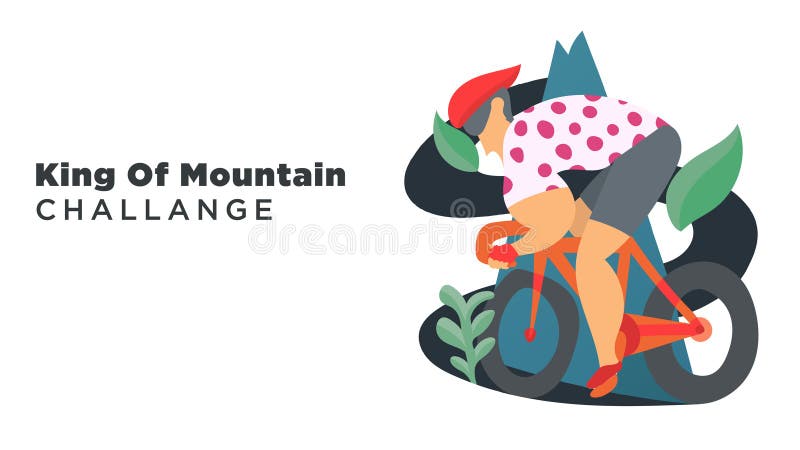 King of Mountain Challange Template with Blank Space for Copy Space ...