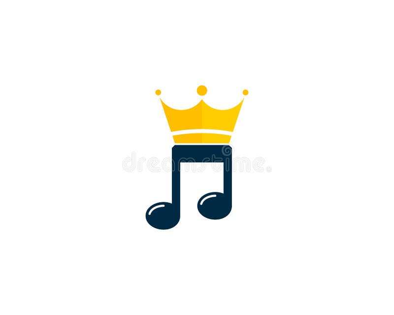 King Music Icon Logo Design Element Stock Vector - Illustration of ...