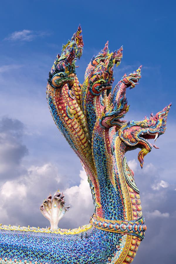 King of Nagas stock image. Image of snake, statue, chines - 59580485