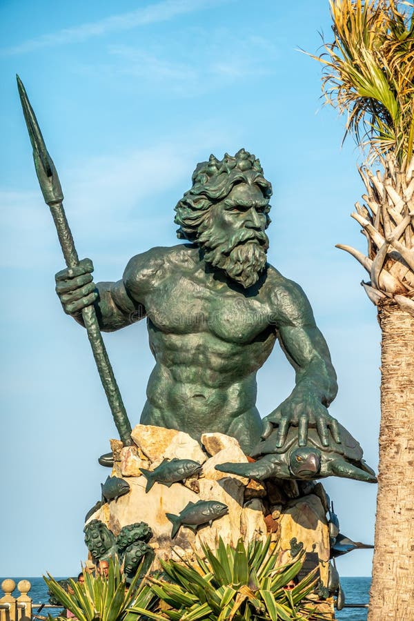 King Neptune at Neptune Park, Virginia Beach Editorial Stock Photo ...