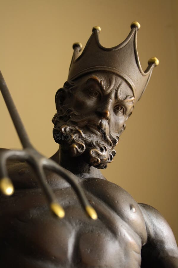 King Neptune statue stock image. Image of closeup, statue - 7213855