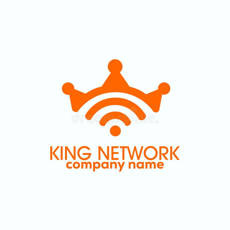 King Network Exclusive Logo Stock Vector - Illustration of object ...