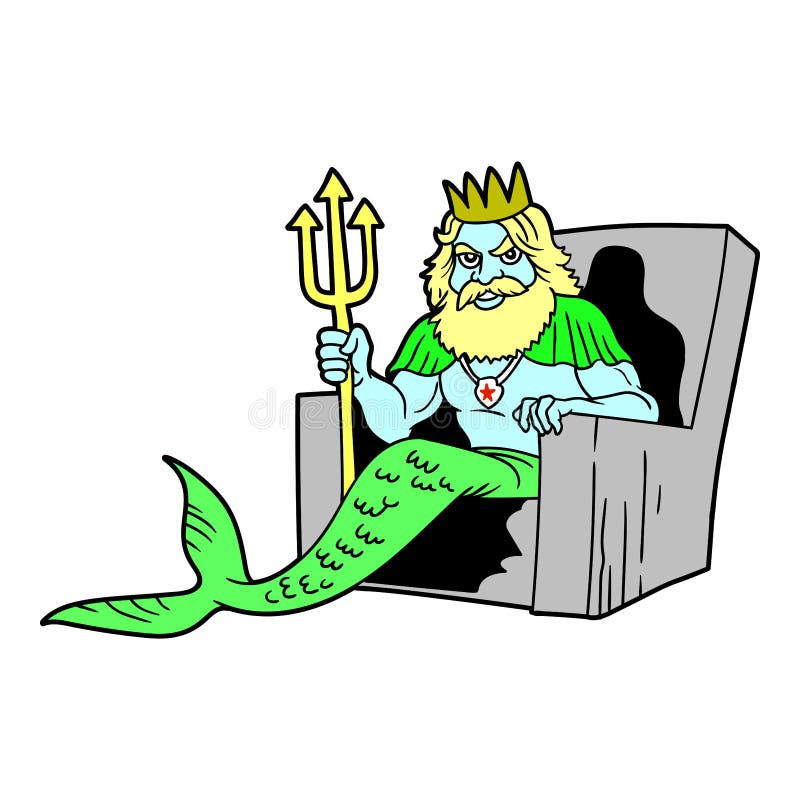 Merman King Stock Illustrations – 73 Merman King Stock Illustrations ...