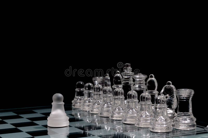 King and pawn stock image. Image of modern, chessboard - 21064609