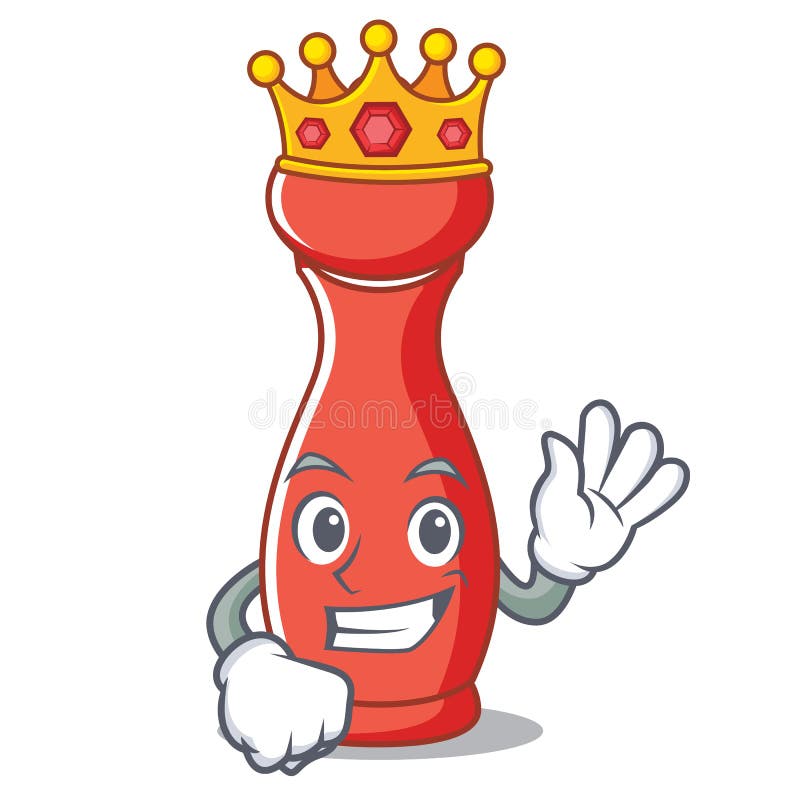King Pepper Mill Character Cartoon Stock Vector - Illustration of ...