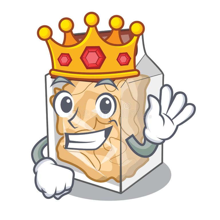 King Pork Rinds in the Character Plastic Stock Vector - Illustration of ...