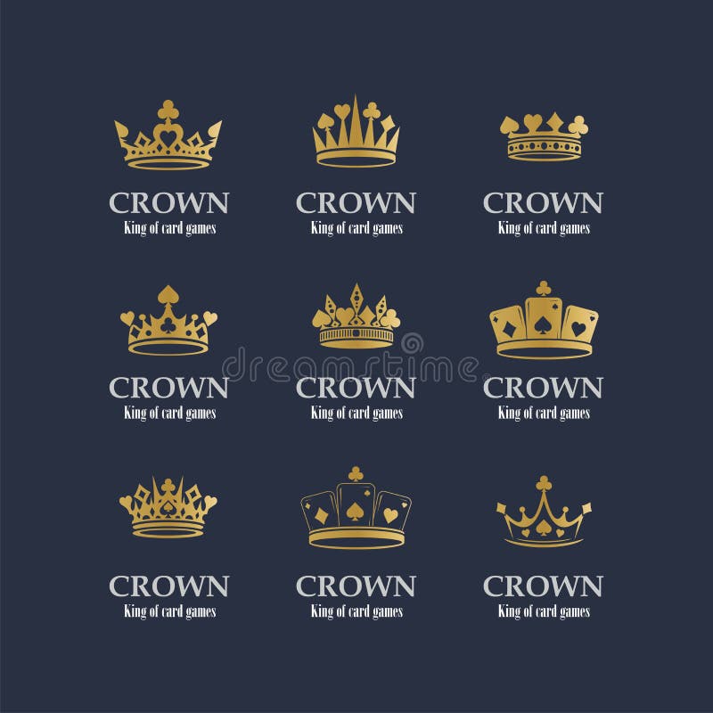 King and Queen Crowns Symbols Stock Vector - Illustration of luxury ...