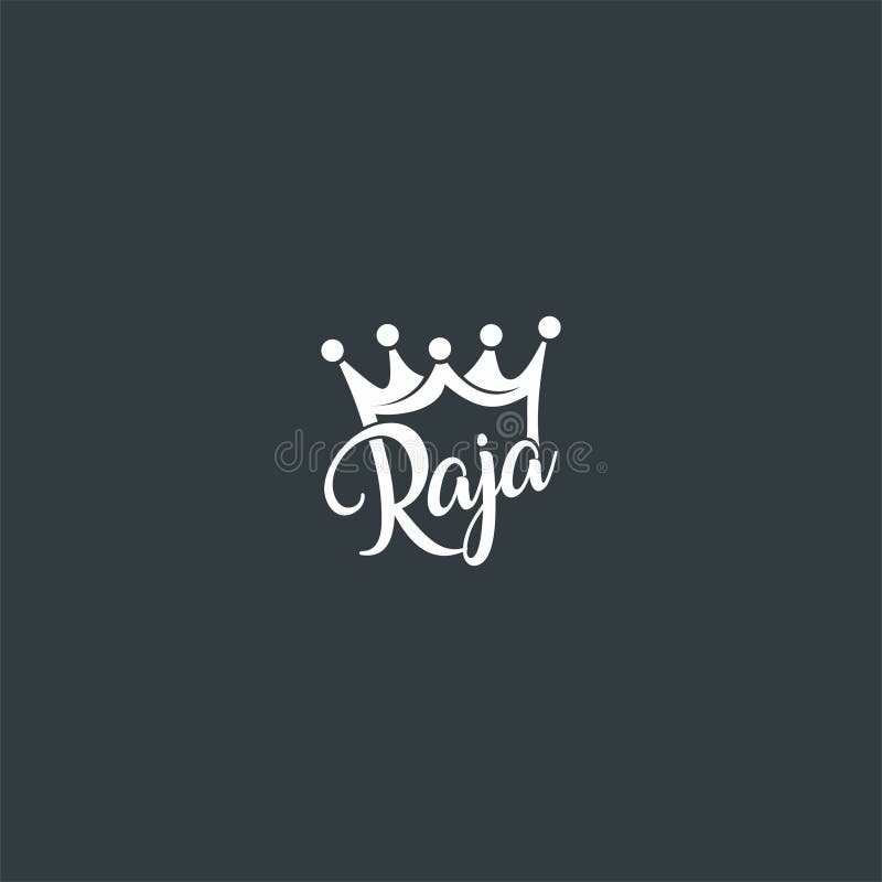 King or Raja or Crown Logo Design Stock Vector - Illustration of ...