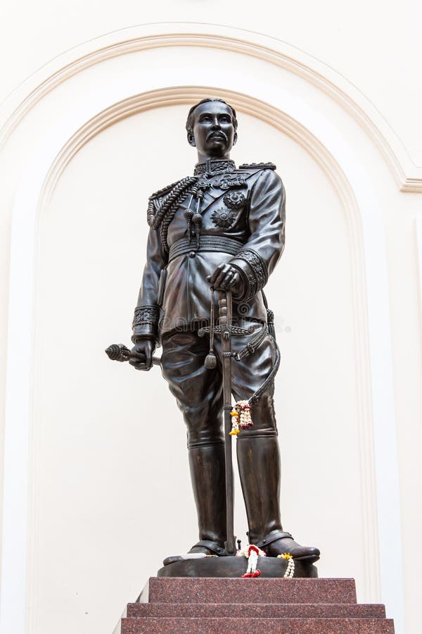 King Rama V stock image. Image of asia, thailand, sculpture - 78261043