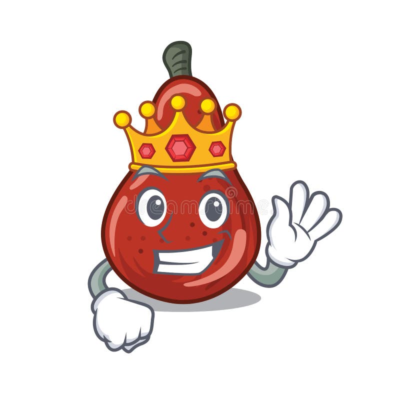 King Red Pears Put into Cartoon Fridge Stock Vector - Illustration of ...