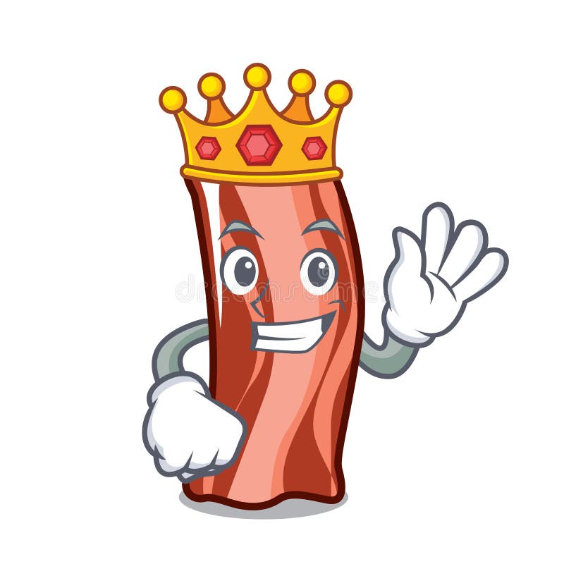King Ribs Mascot Cartoon Style Stock Vector - Illustration of barbecue ...