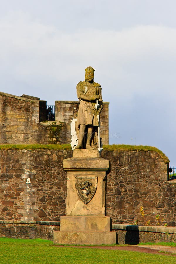 King Robert the Bruce, Stirling, Scotland Stock Photo - Image of ...