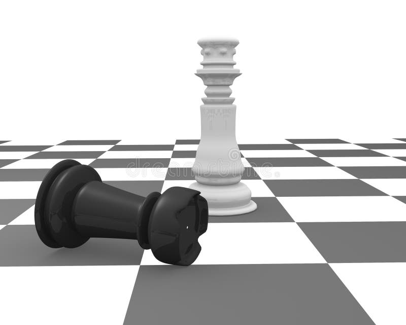 King and rook stock illustration. Illustration of board - 23741703