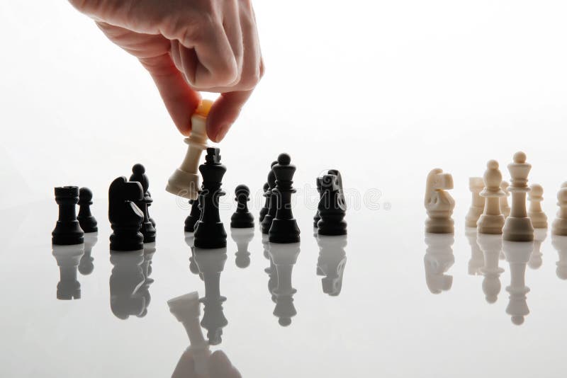 King `s Fall in the Chess Game. Biznets Concept. Disposal of the ...