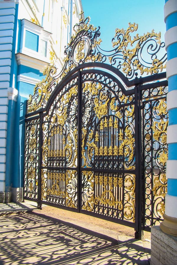 The king s gate stock image. Image of steel, gate, exterior - 51589817