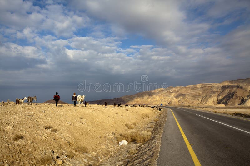 King's Highway In Jordan - Middle East Stock Image - Image of middle ...