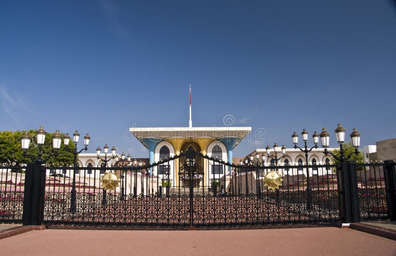 King S Palace in Muscat, Oman Stock Image - Image of ruler, sultan ...
