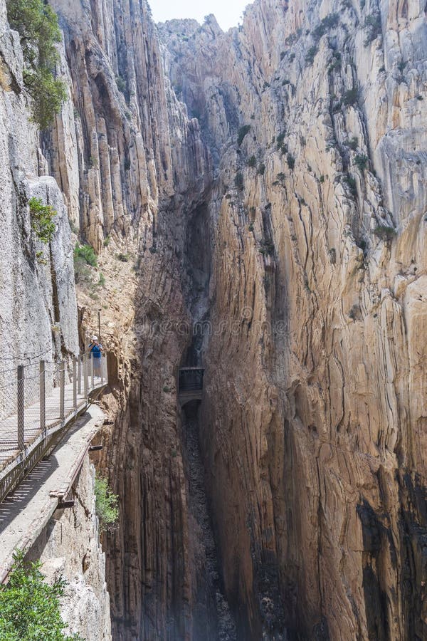The king`s path in navarra stock photo. Image of dangerous - 195346914