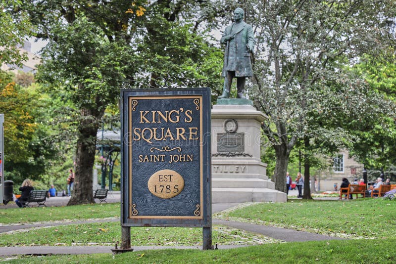 King S Square Saint John Canada Editorial Stock Image - Image of ...