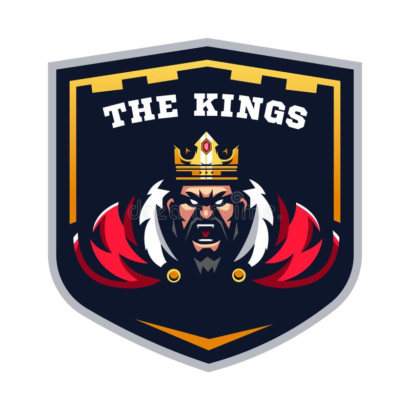 King in Shield Castle stock illustration. Illustration of shield ...